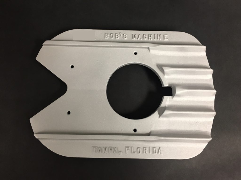 True Tracker Stabilizer Plate: Pointed rear for some OMC/Johnson/Evinrude